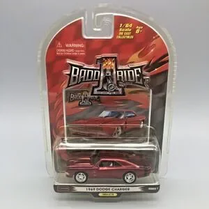 1 Badd Ride | Toys | Badd Ride 1969 69 Dodge Charger Car Red Diecast ...